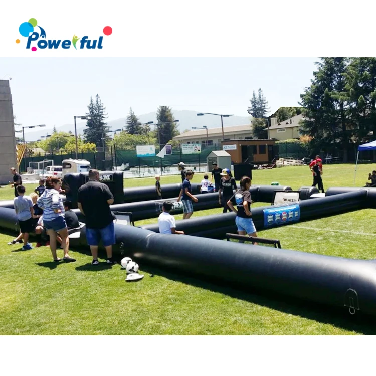 Triple 3v3 Inflatable Street Panna Soccer Filed Football Pitch - Buy ...