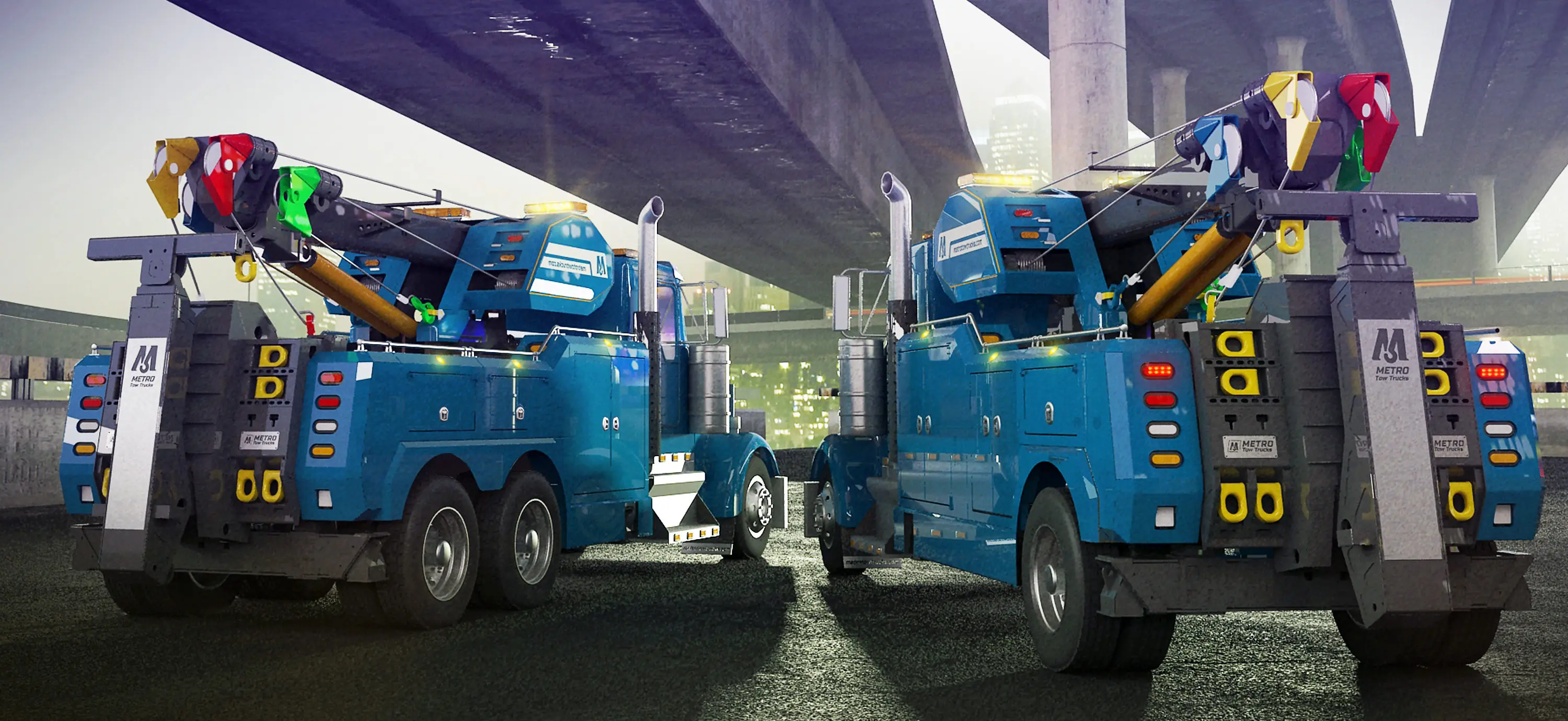 360 Degrees Rotator Boom Europe Style Composite Tow Truck Body Metro ...