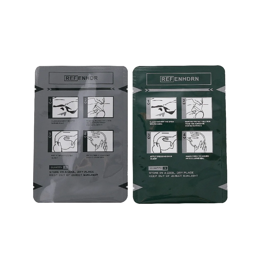 First Aid Trauma Dressing Tactical Chest Seal For Emergency First Ait ...