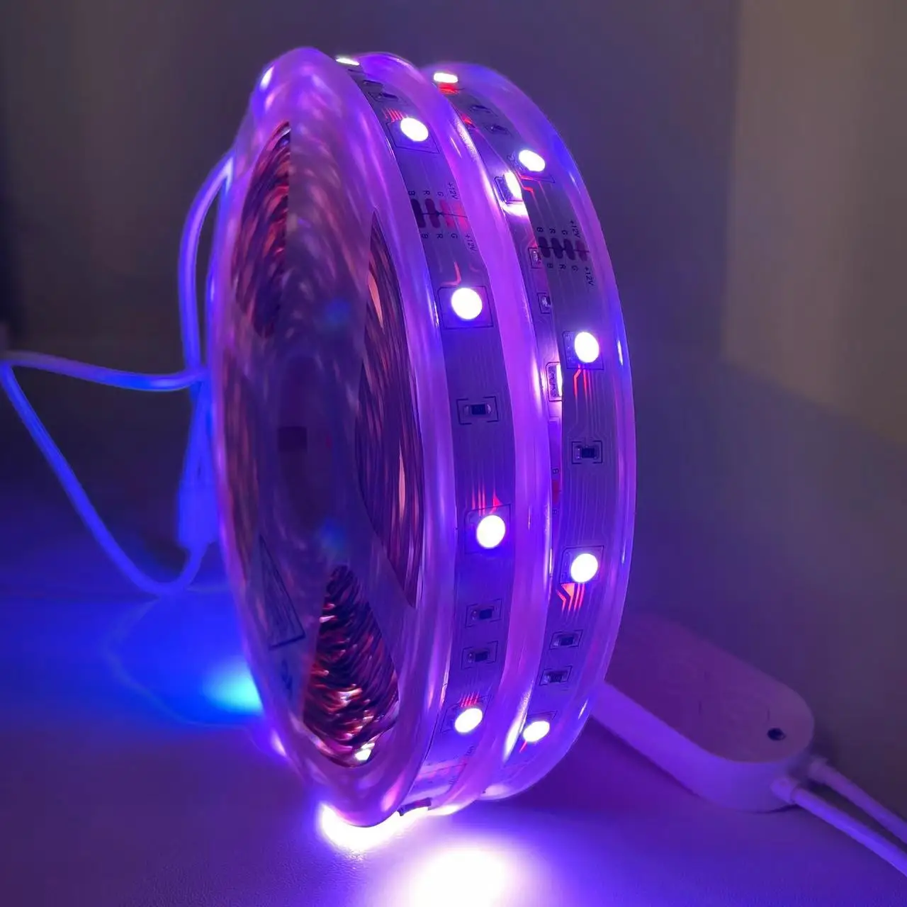 Zzy-decoration Rgb Led Strip Lights 15m 30led 12v Pcb Atmosphere Strip ...