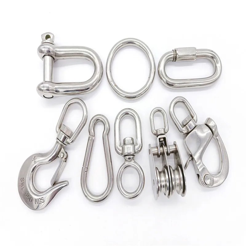Stainless Steel Safety Latch Hooks - Durable & Versatile