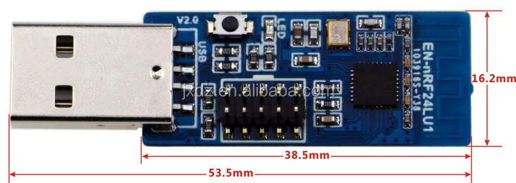 Nrf24lu1p/nrf24lu1+ Development Board - 2.4ghz Wireless Module