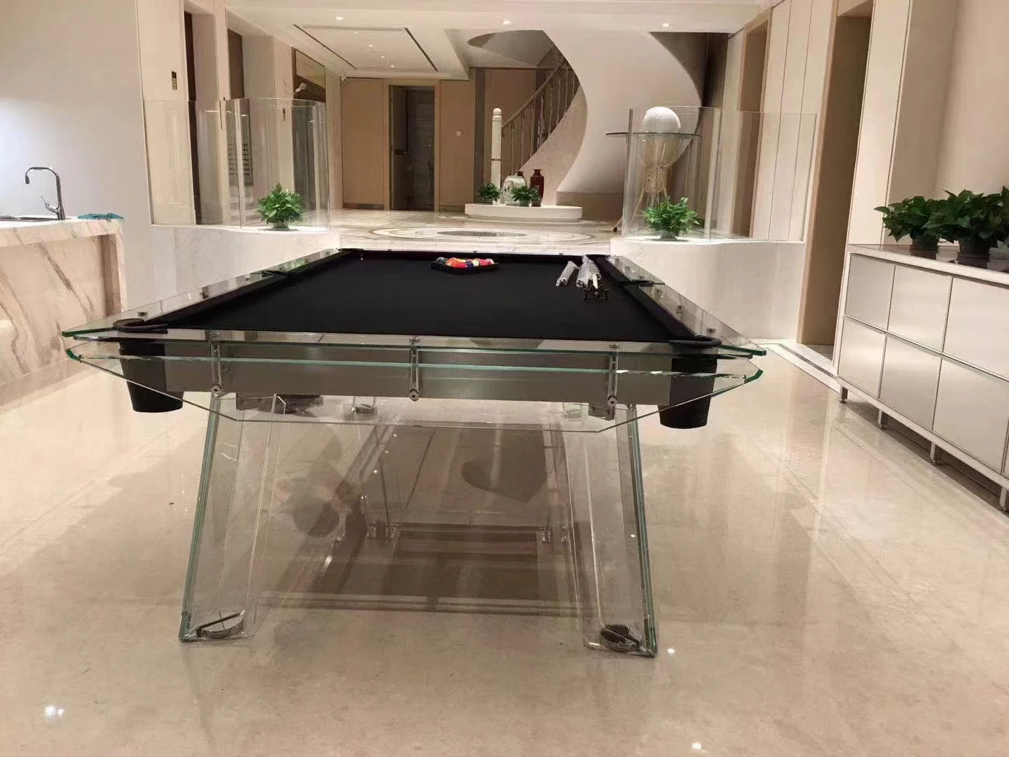 2024 Pitcha Pinoy Pool - Acrylic Pool Table with Slate Top