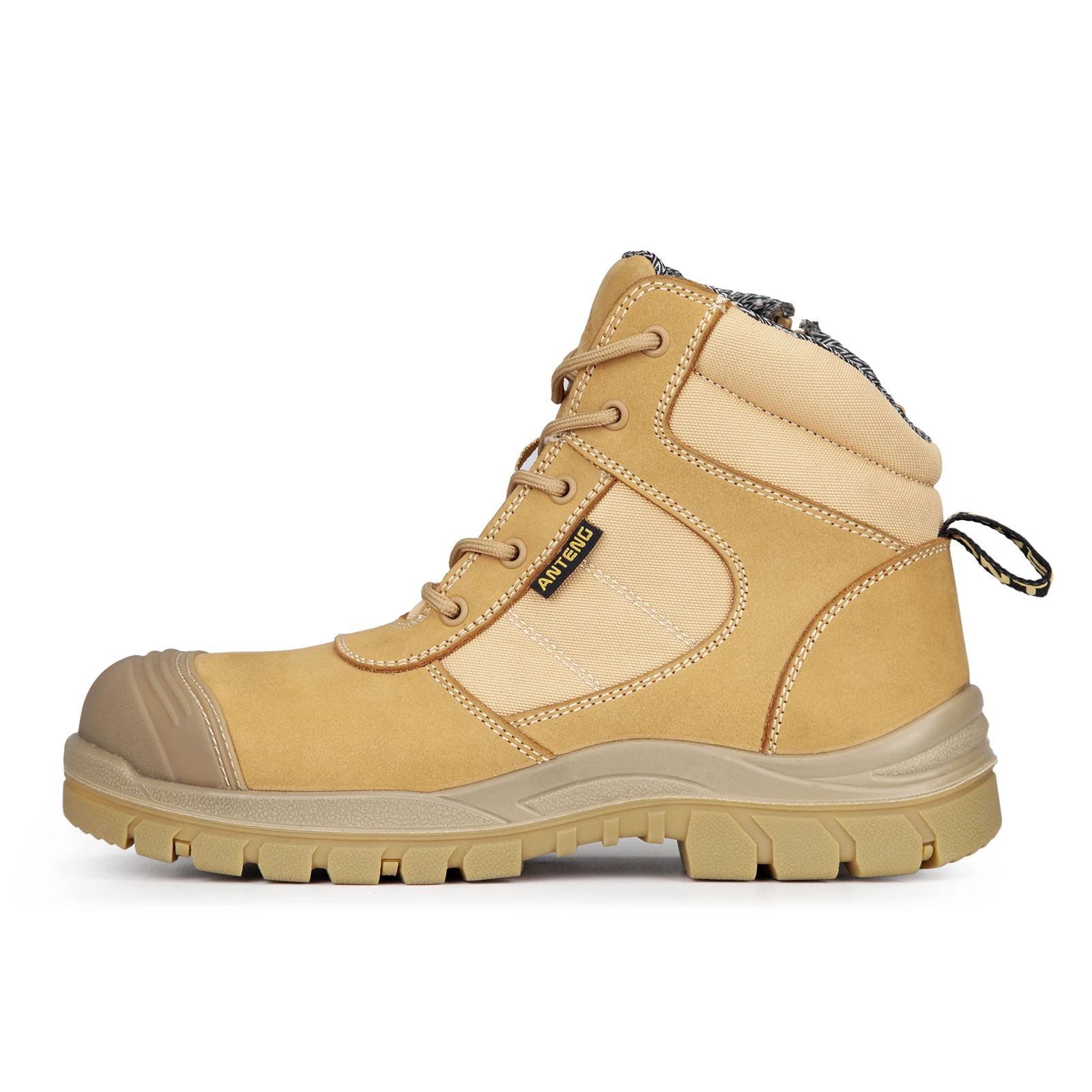 Leather Uppers Safety Shoes for Men - Steel Toe Protection