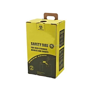 5l Medical Biohazard Waste Cardboard Safety Boxes (sp5) - Buy Cardboard ...