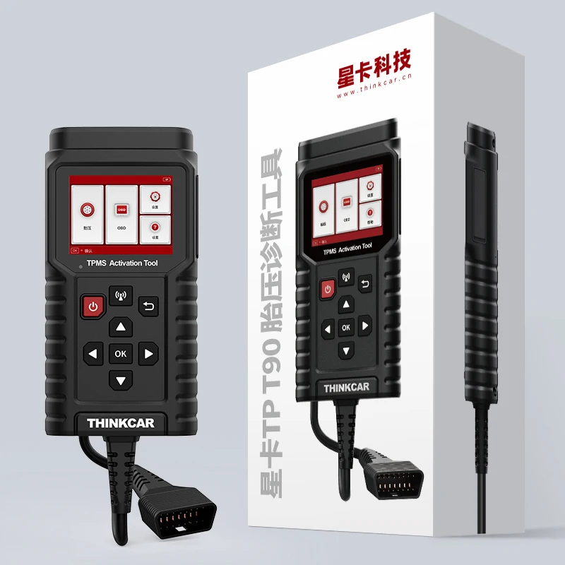 Thinkcar T90 Tpms Tire Pressure Diagnostic Tool 315mhz & 433mhz Sensor Activation Programmer ...