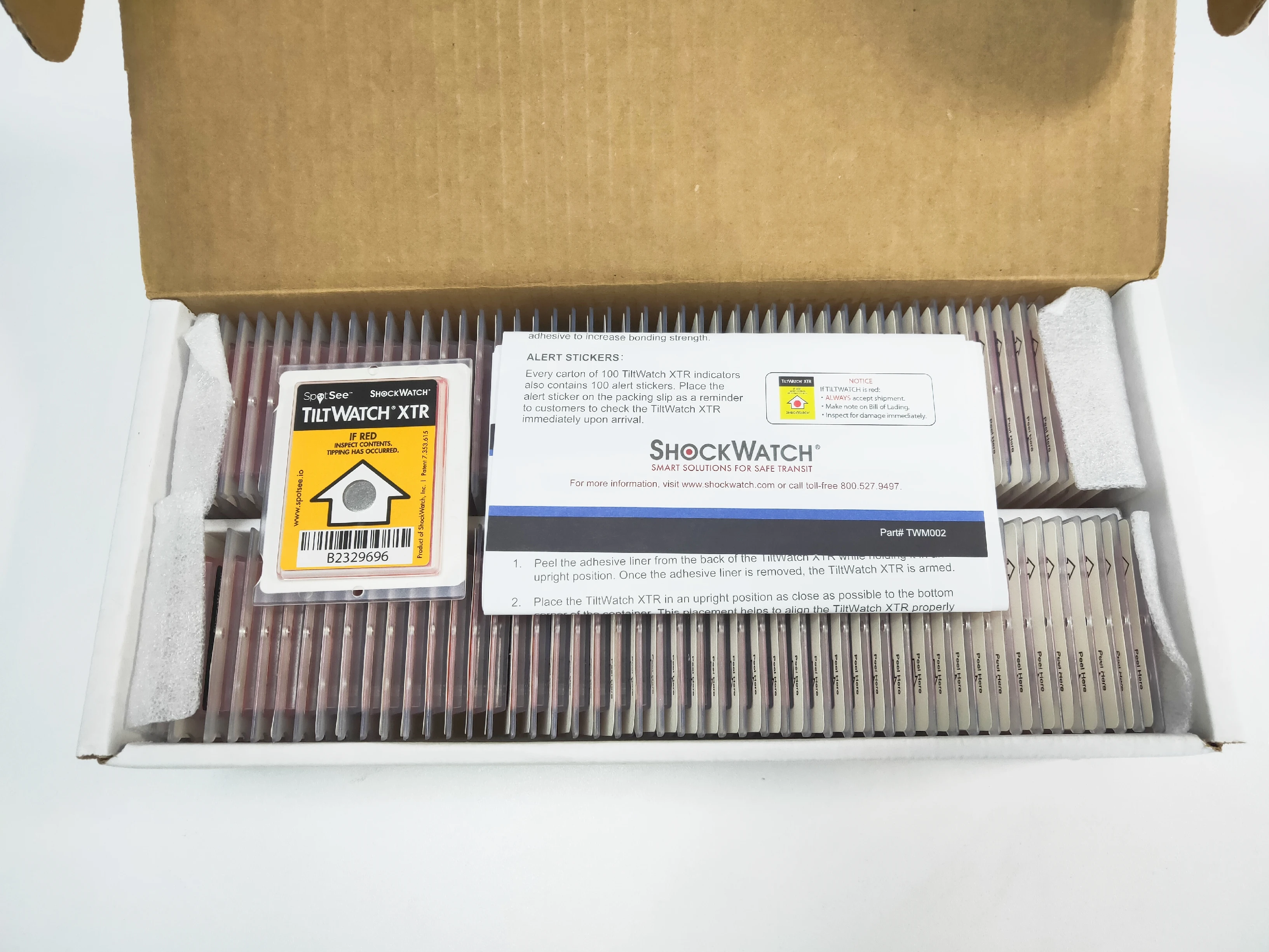 Shock Indicator Labels - Reliable Tilt Detection Solutions