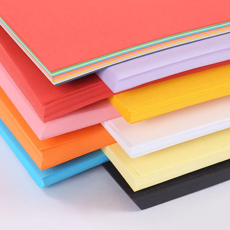 JINLAN A4 Color Card Paper Customized Color Multi-Purpose DIY Origami ...