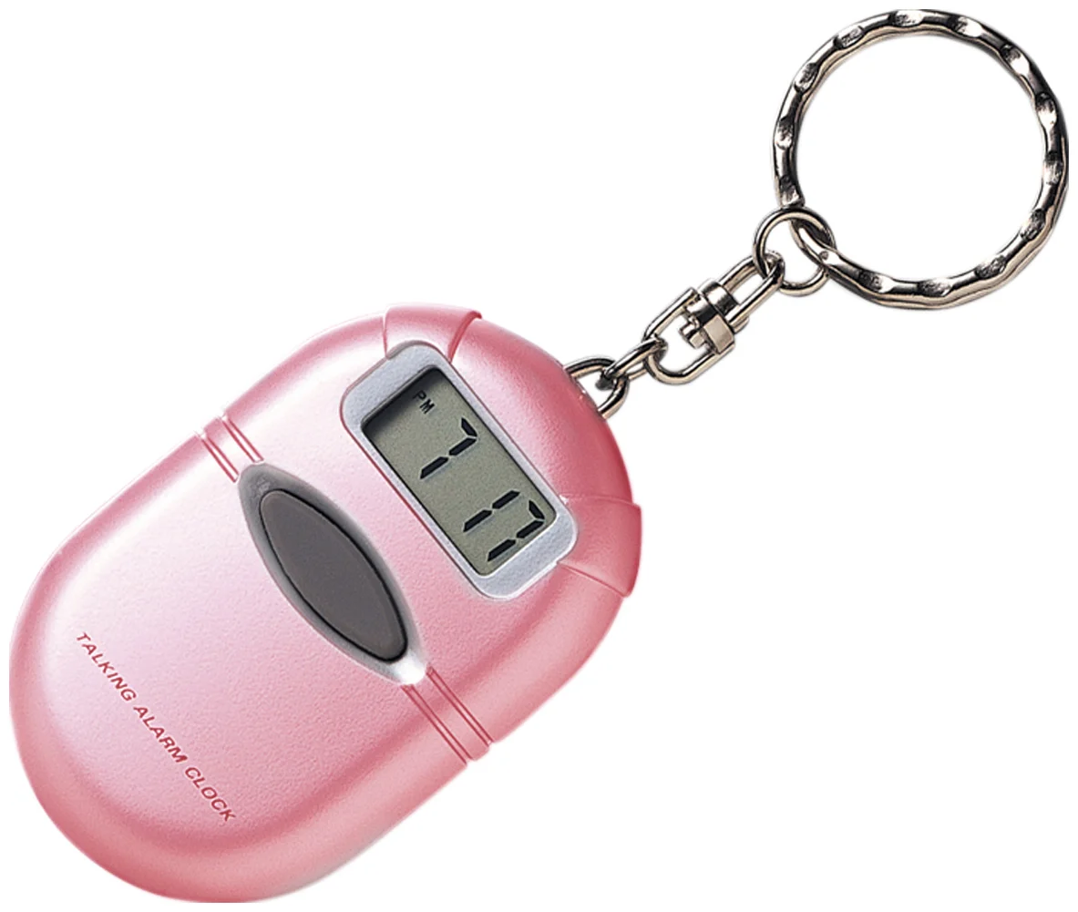 English/german/french/spanish/italian Talking Clock Keychain For Blind ...