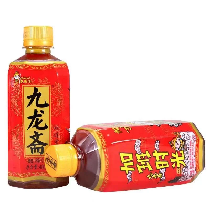Chinese Healthy Traditional Popular 400ml Pp Bottle Sour Plum Fruity ...