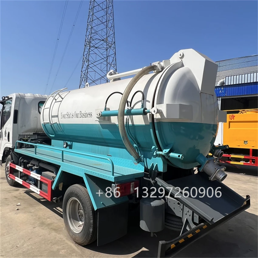 High Quality Factory Fecal Septic Tank Truck Sewage Suction Tank Truck ...