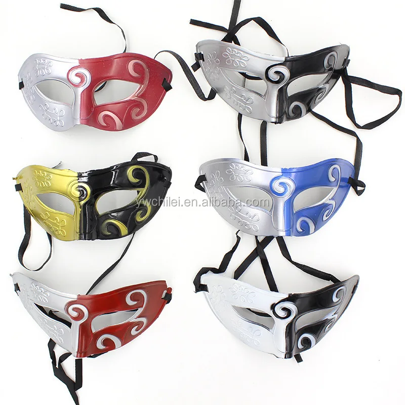 Unisex Retro Half Masquerade Masks - Perfect for Christmas