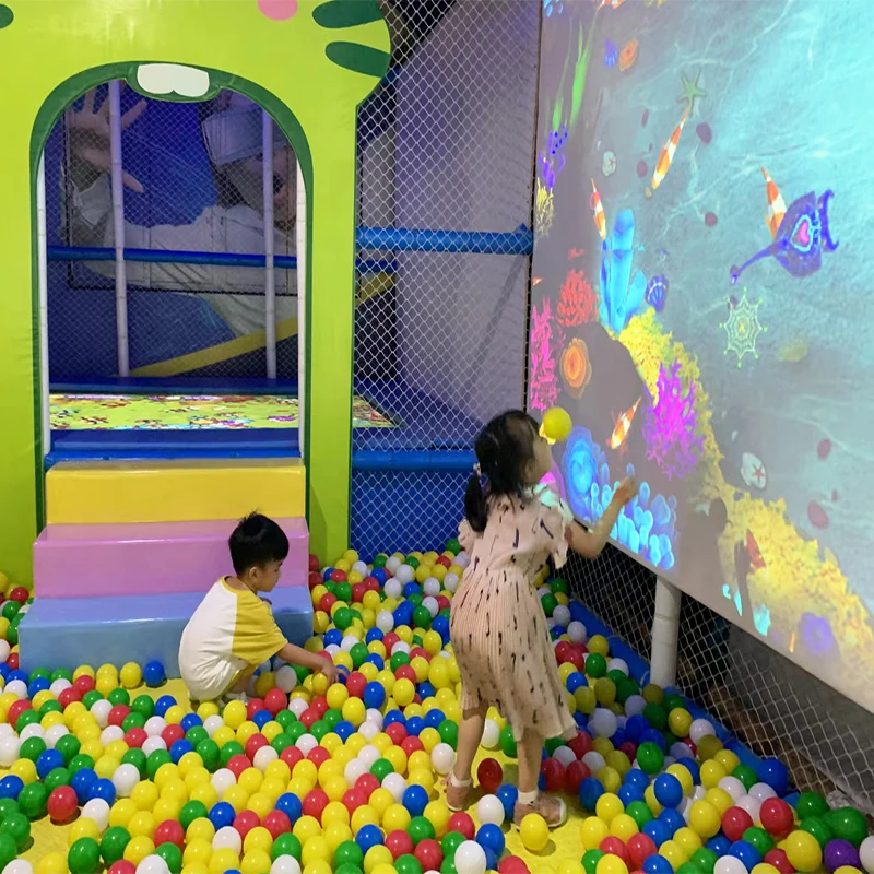 Interactive Wall Smash Ball Games Projection-based Ball Pool Equipment ...