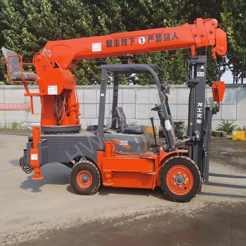 Mini Construction Forklift Truck Crane 4 Ton Truck Crane Sales - Buy 4 ...
