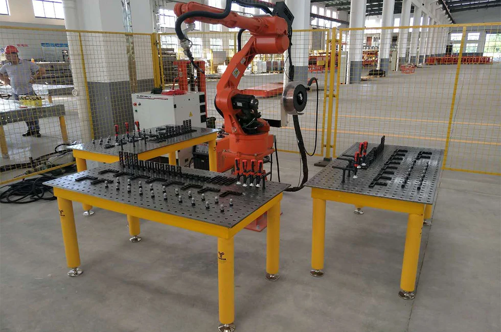 Industrial Robot Flexible Welding Platform for KUKA YASKAWA FANUC