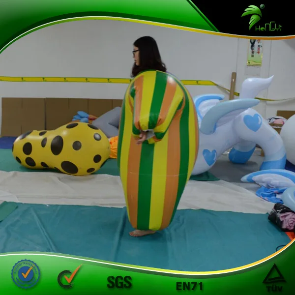 Double Layer PVC Inflatable Clown Suit - Hongyi Toys Costume