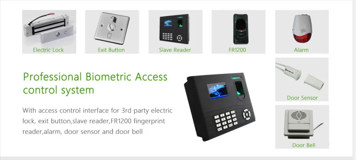 Keypad Optical Fingerprint Sensor - Time Attendance & Access Control ...