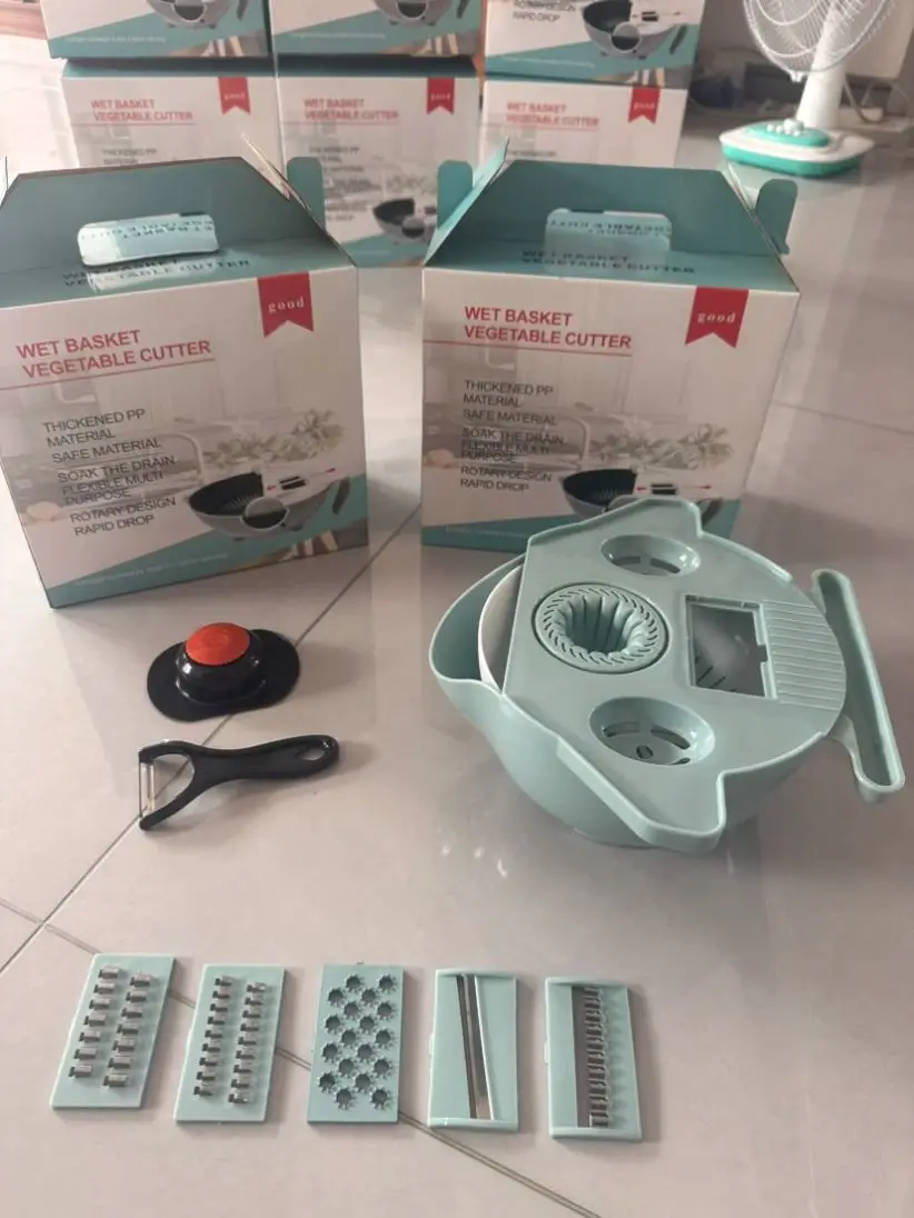 Factory Popular Kitchen Multi Functional Shredder Wet Fruits Drain ...