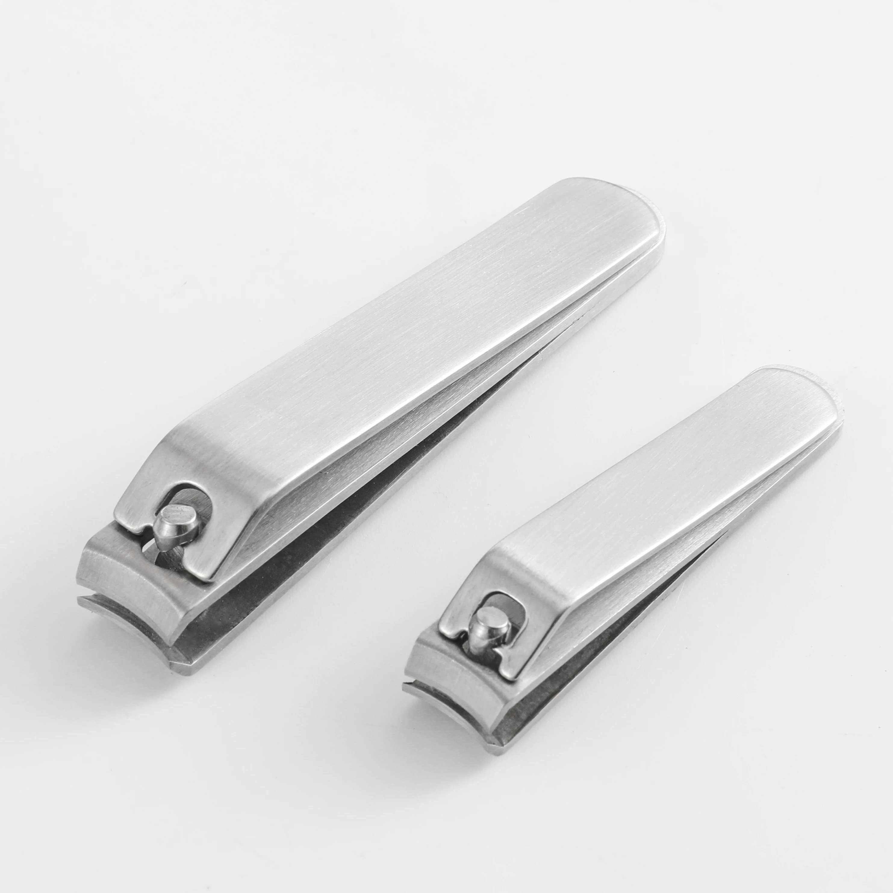 Factory Perfect Frosted Stainless Steel Nail Clippers Matte Effect Two ...