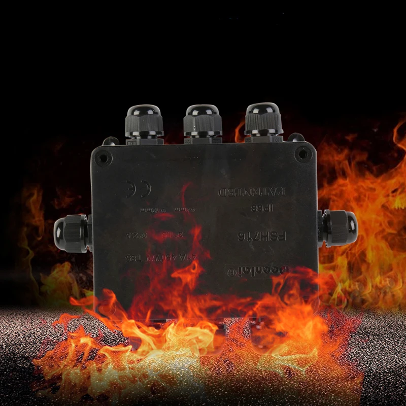 Flameproof Sealed Terminal Block Junction Box Ip68 8 Way 8 Hole Two In ...