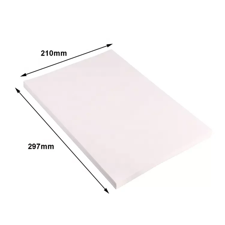 A4 Size Sublimation Heat Thermal Paper For Coffee Mugs Polyester T-shirts Phone Cases Puzzles ...