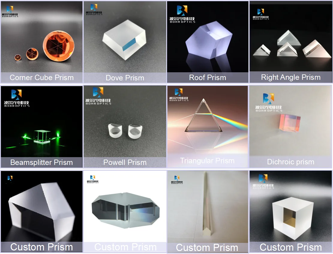 Factory Price Risley Prism Round Shape Mini Glass Lens Co2 Laser Prism ...