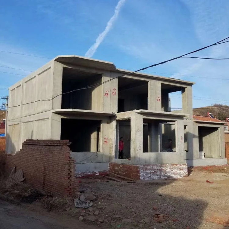 Prefab Cement House Machine Precast Concrete House Mold with 1 Year ...