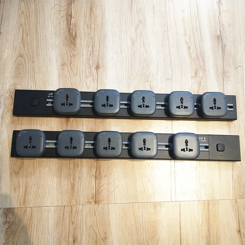 Desk Power Track System Electric Socket/power Track Wall Usb Charger ...