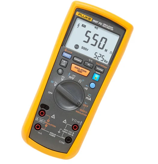 Fluke 1587fc Digital Insulation Resistance Tester Megohm Meter ...