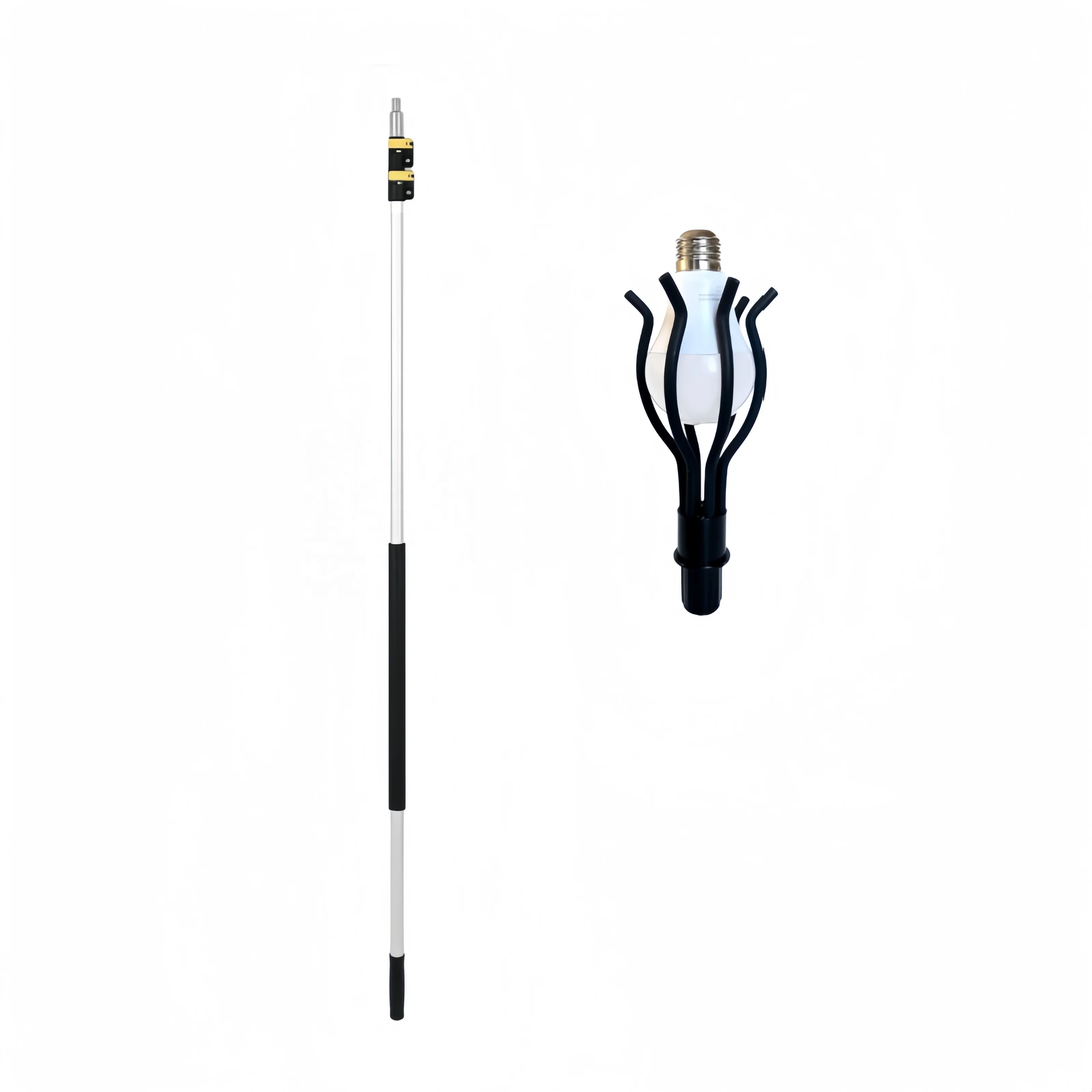 Light Bulb Changer - Adjustable Telescopic Pole for High Ceilings