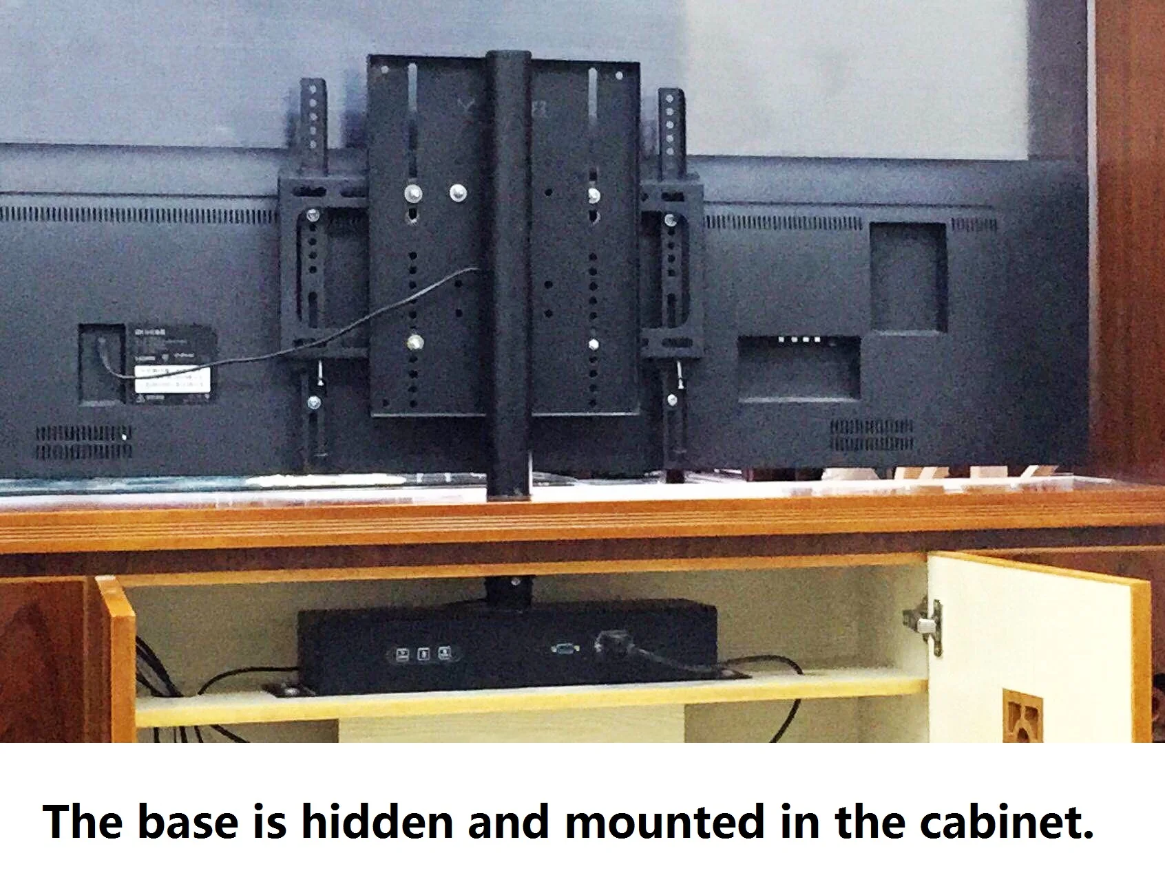 Kinbay Electric Rotating 360 Degree Desktop TV Stand