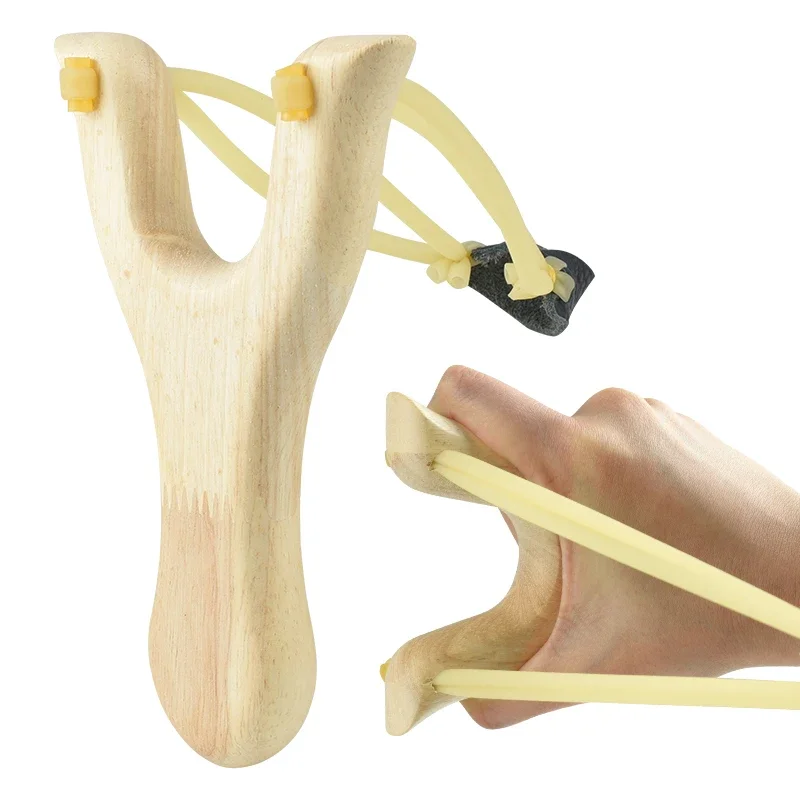 Creative Wooden Hunting Slingshot Traditional Children's Outdoor ...