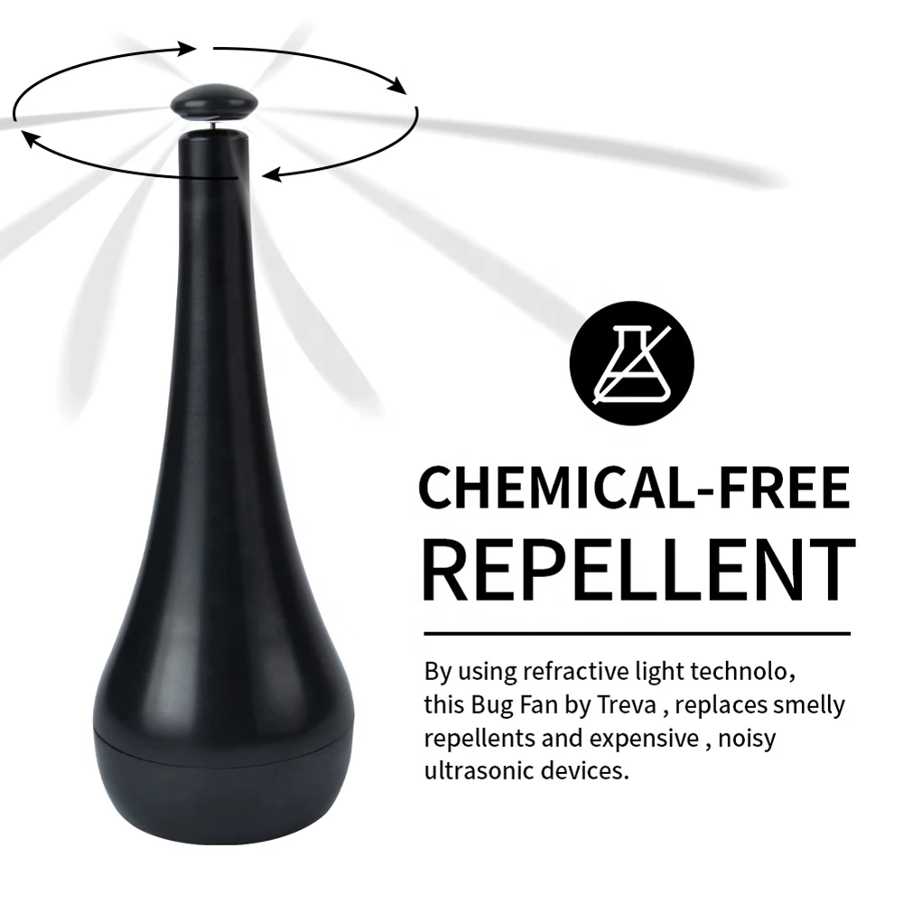 VERTAK ABS Fly Repellent Fan - Safe & Efficient Insect Control