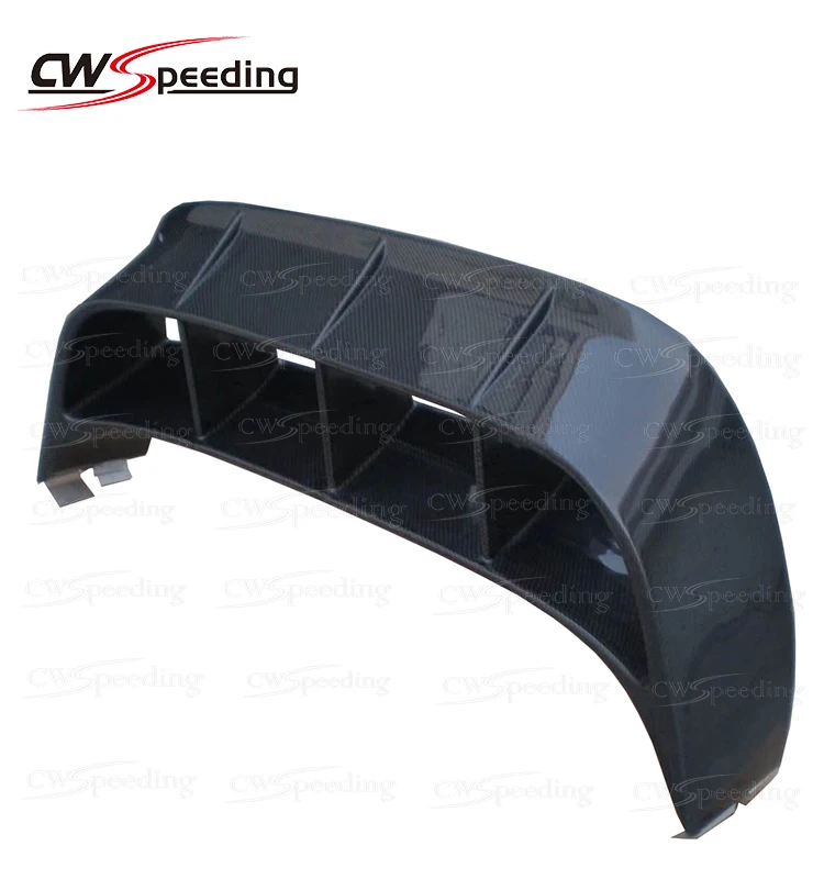 Wrc Style Carbon Fiber Rear Spoiler Rear Wing Trunk Spoiler With Led ...