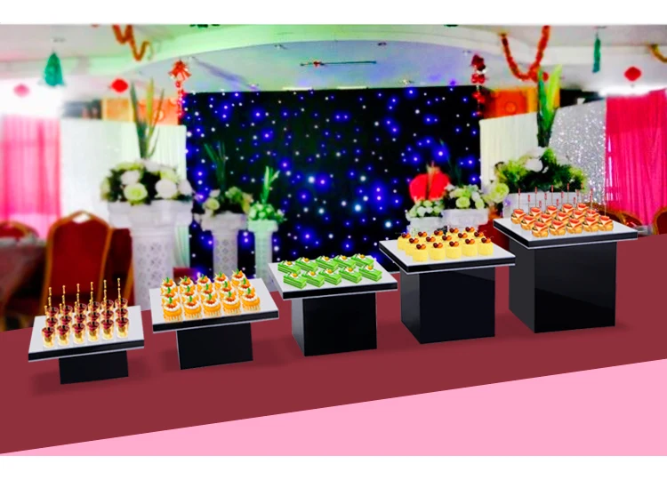 Acrylic Dessert Table Set - Elegant Buffet Display