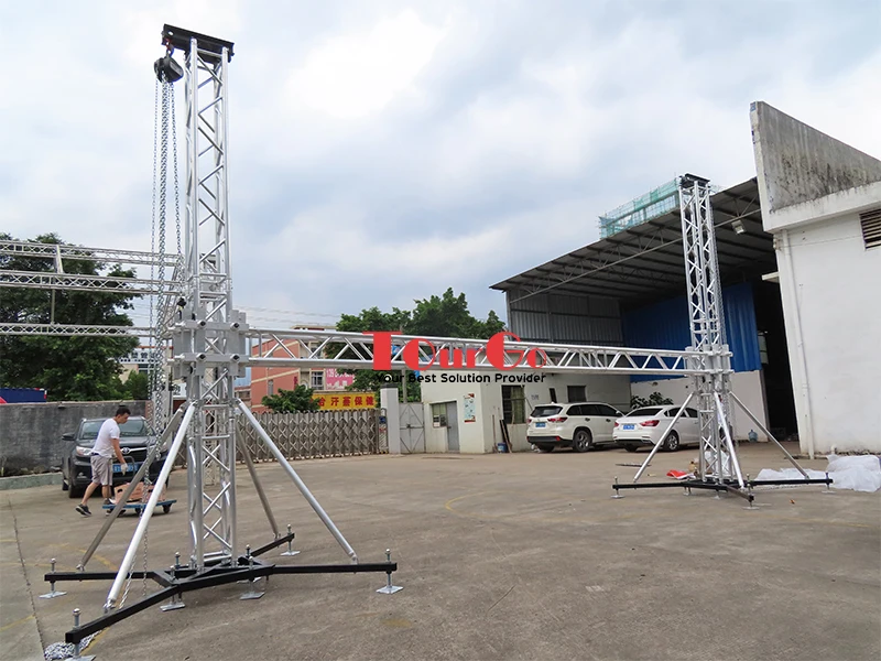 Tourgo Aluminum Ground Support Truss System for Stage Roof Truss