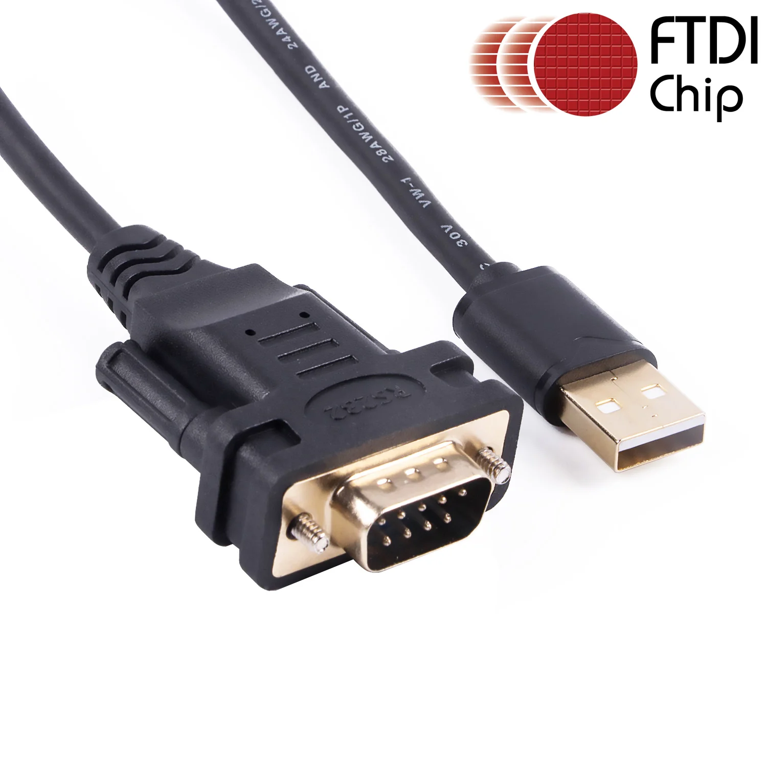 Usb To Rs232 Serial Cable Converter Pda Db9 Male 9 Pin Cable Adapter ...