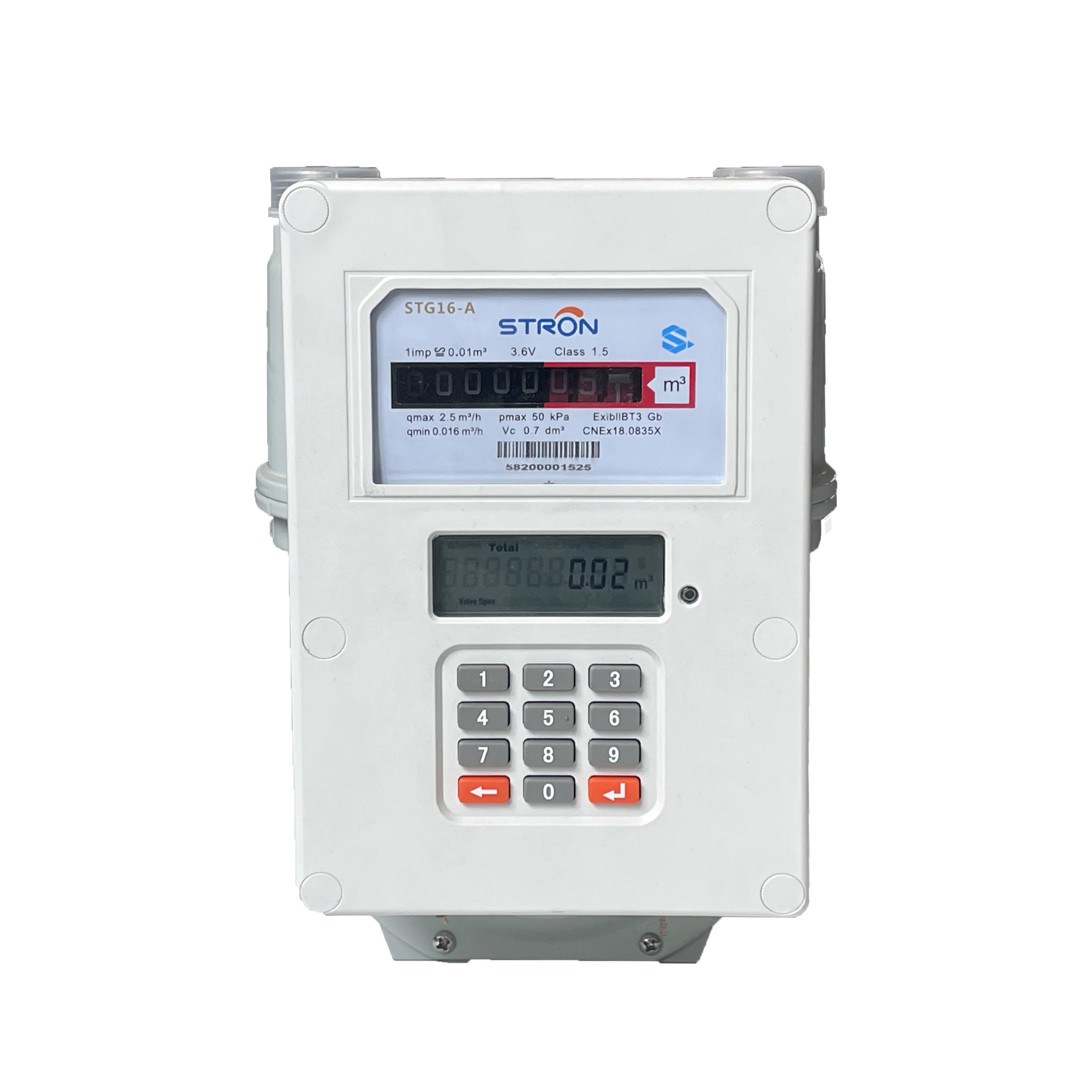 Strong STS Keypad Prepaid Gas Meter with Vending System and API ...