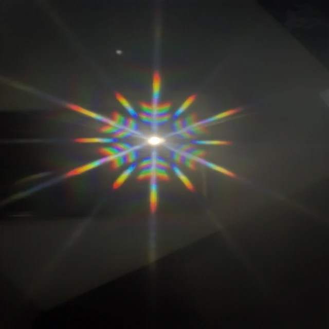 3. A4 Size PVC Diffraction Grating Sheet Hearts Diffraction Film Star ...