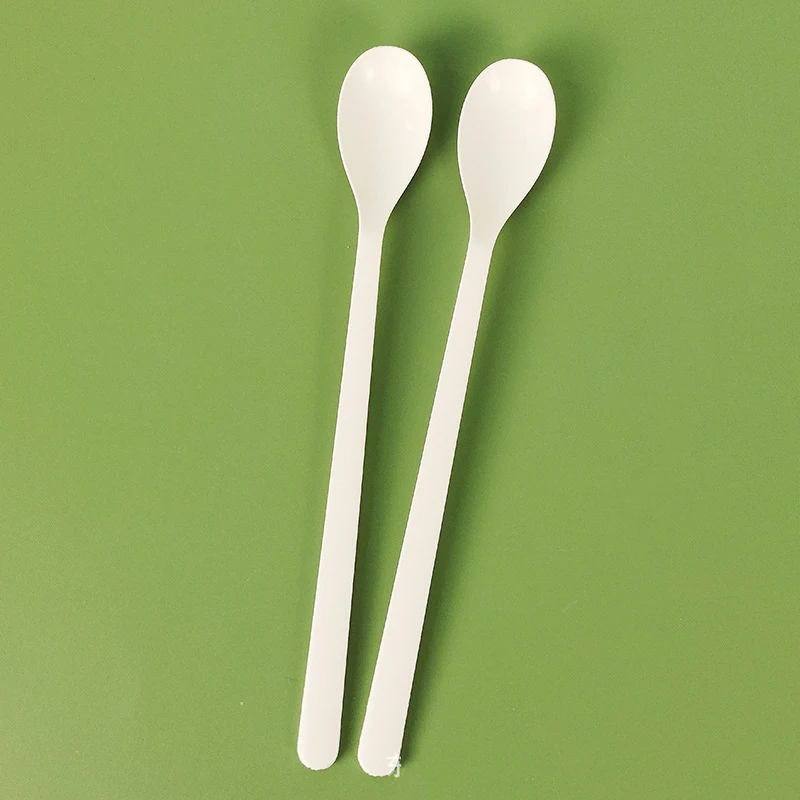 Disposable Coffee Sticker Spoon Independent Packaging Transparent ...