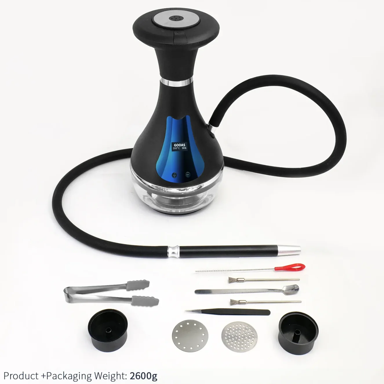 Electric Shisha Hookah for Tobacco Set - Luxury & Portability