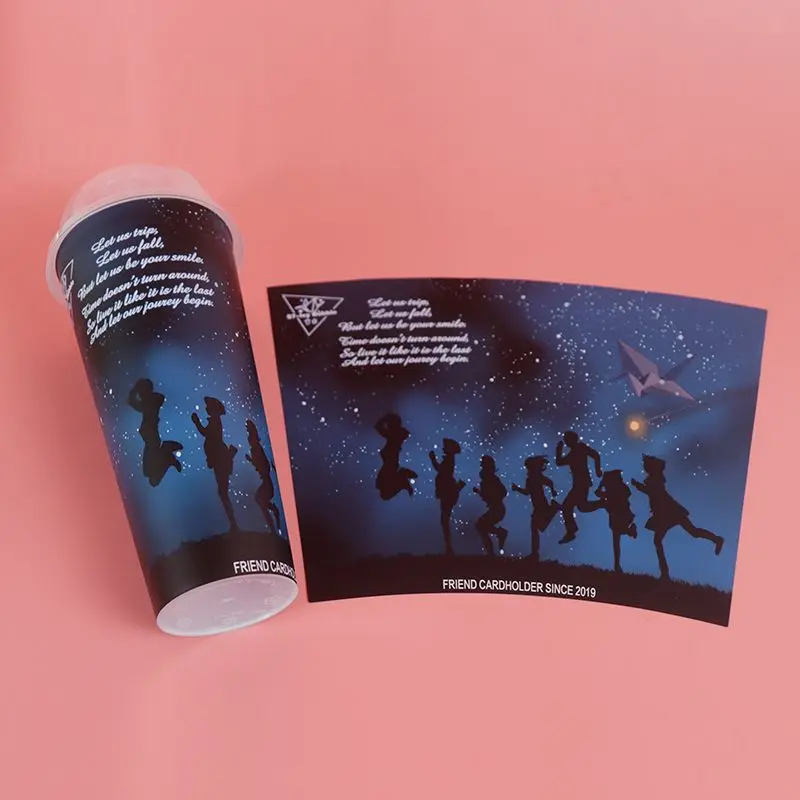 High Quality 300ml IML 3D Lenticular Printing Disposable Juice Tea ...