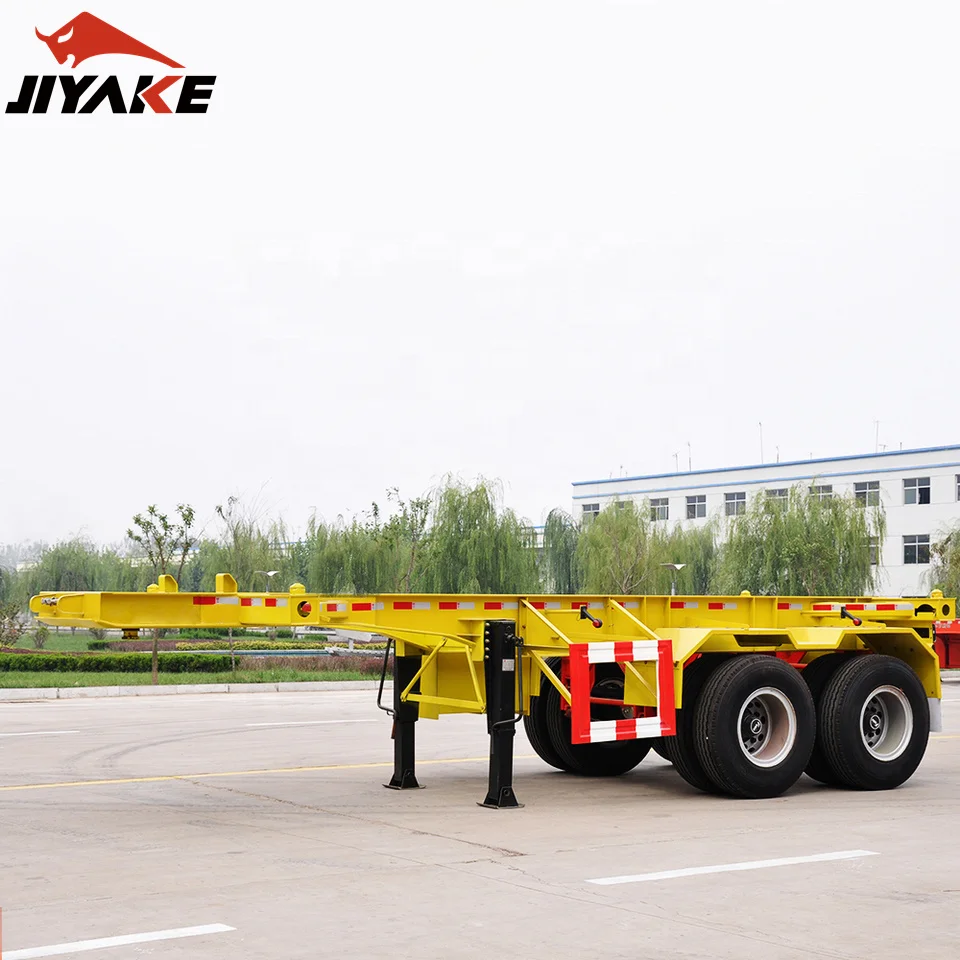 3 Axles 20ft/40ft Container Chassis Skeleton Skeletal Semi Trailer For ...