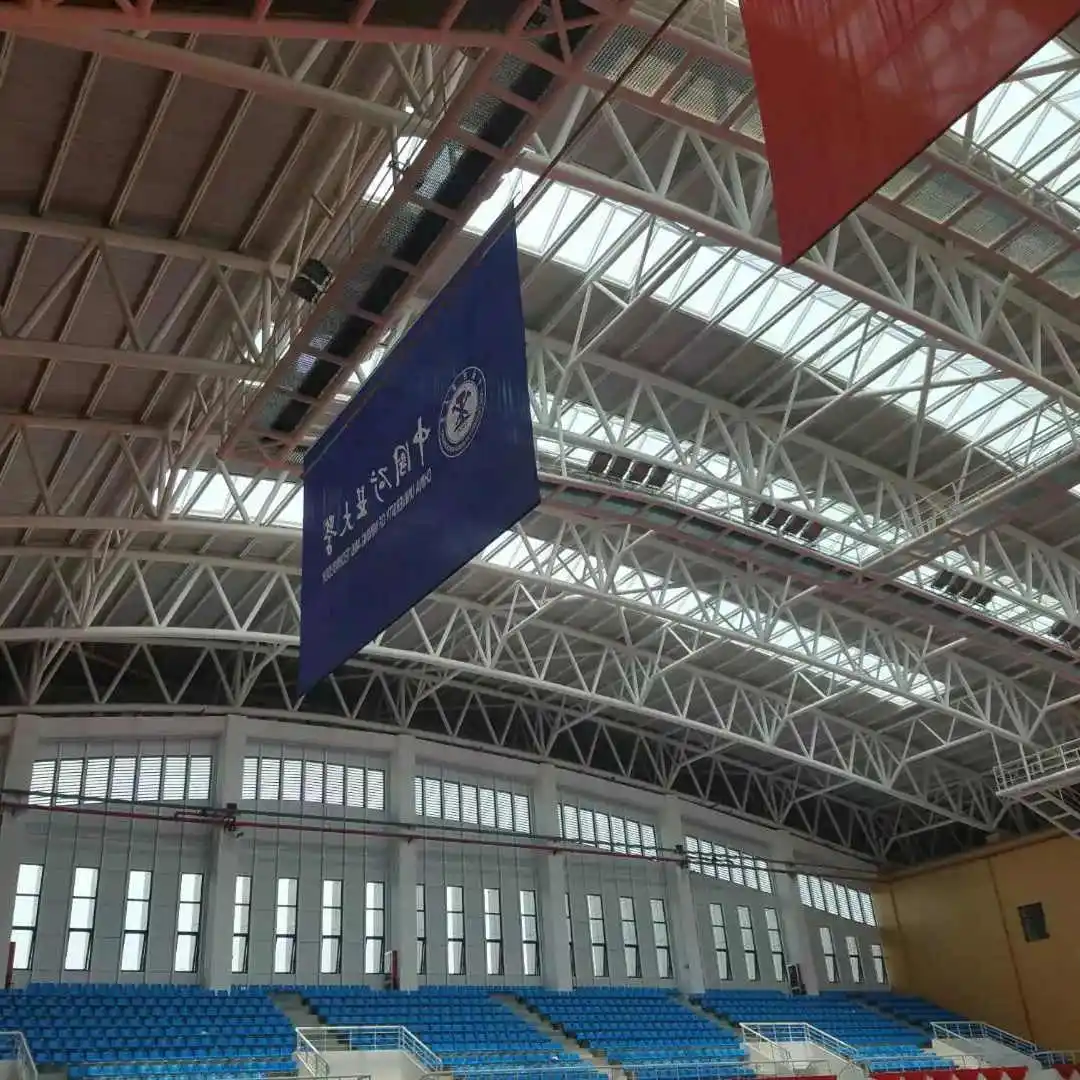 Prefab Space Frame Indoor Stadium Sport Arena Hall Building Steel Truss ...