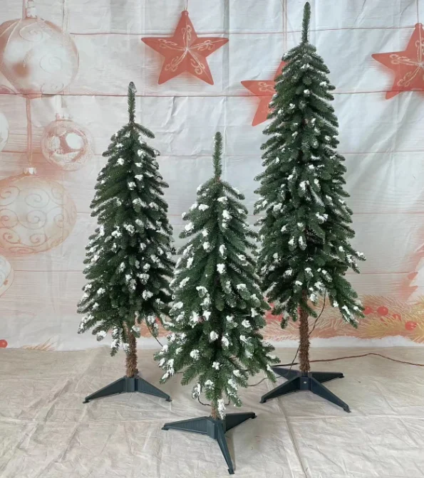 2024 New Passway Flocked Pe Pvc Tree Wholesale Christmas Tree Prelit ...