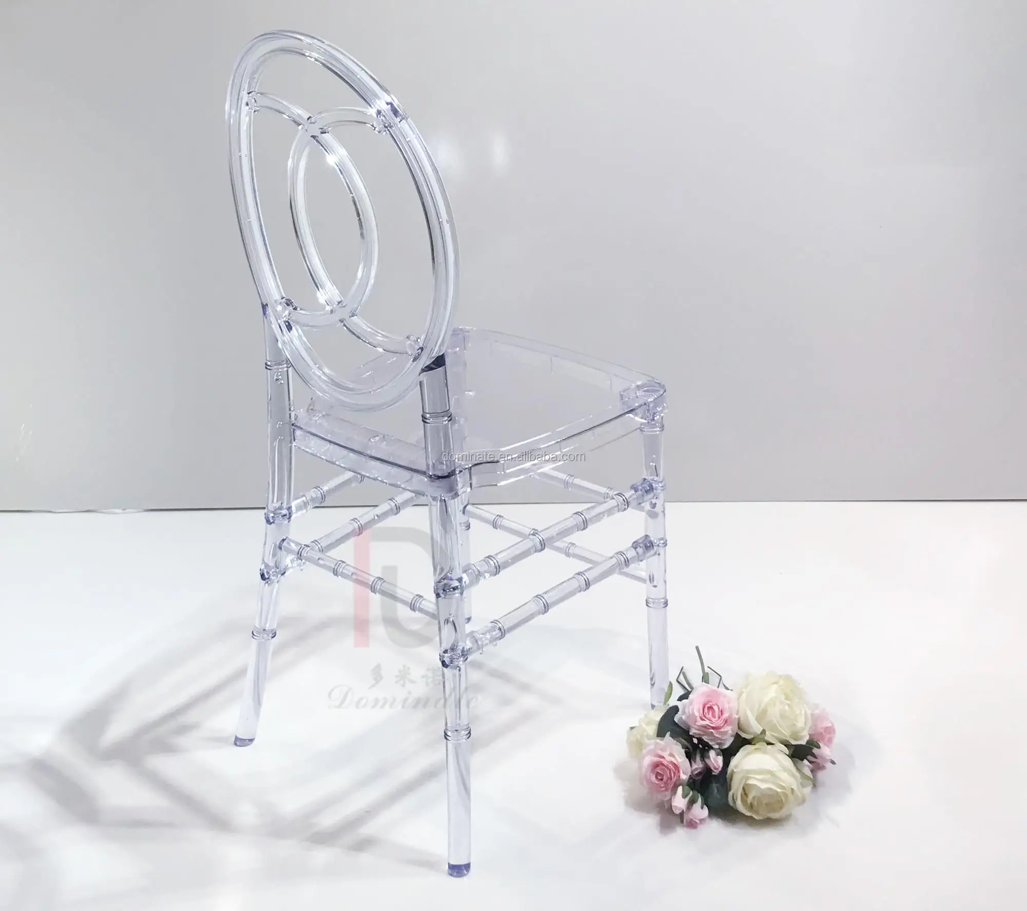 Transparent Crystal Wedding Party Chiavari Clear Chair