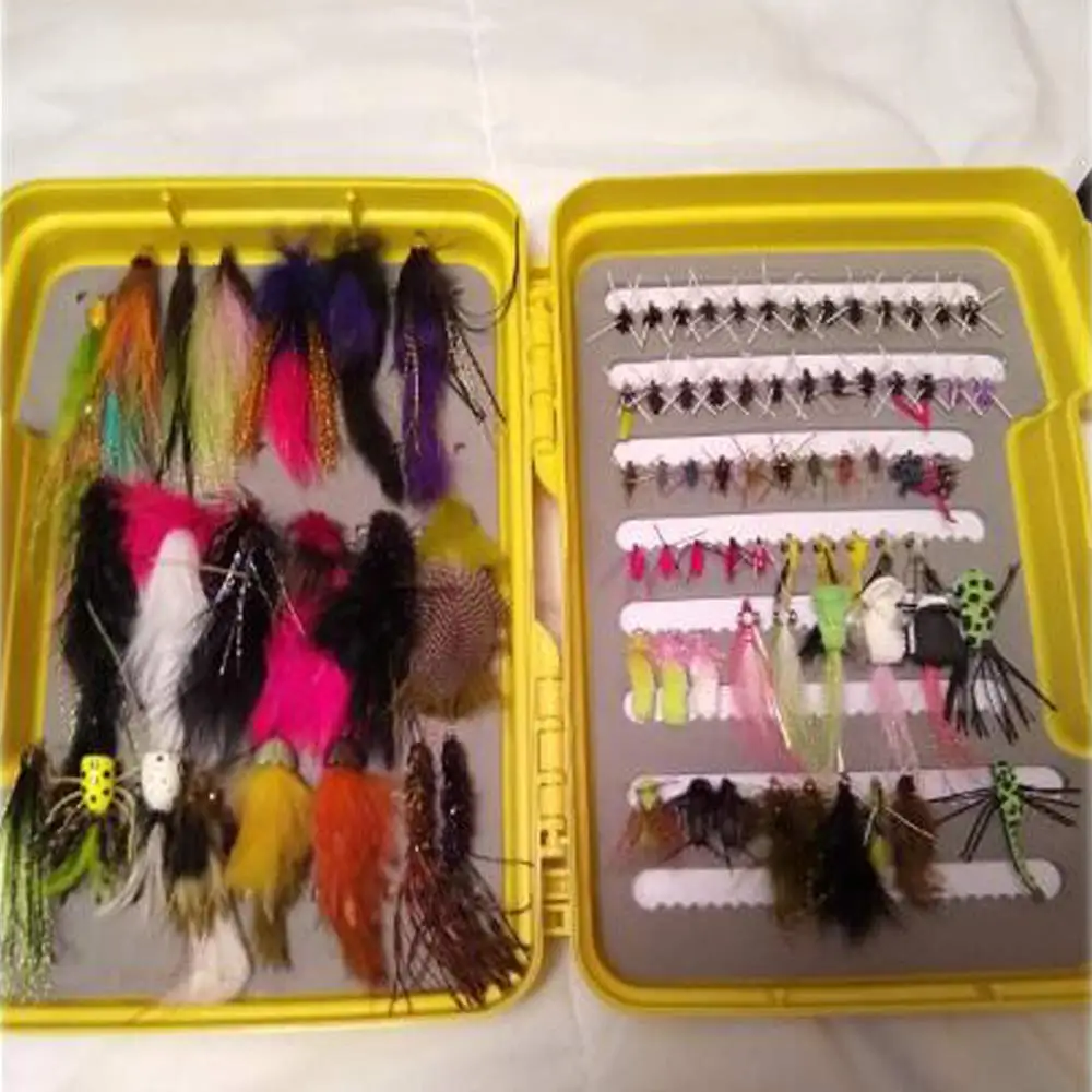 Streamer Fly Box - Rigid Fishing Box with High Density Foam