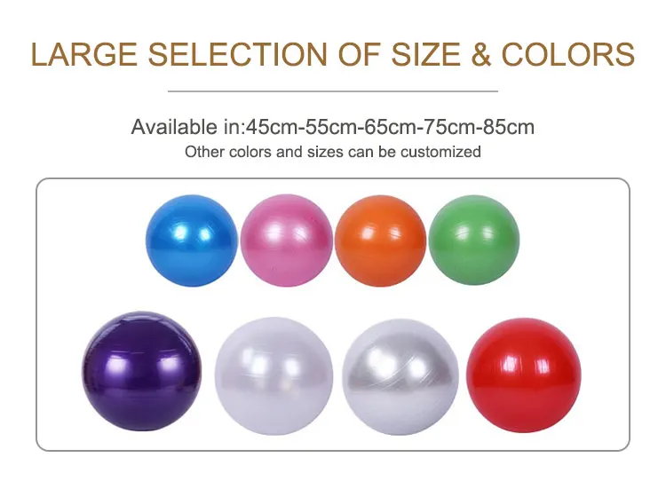 Exercise Ball - Versatile Fitness Tool for Stability & Balance