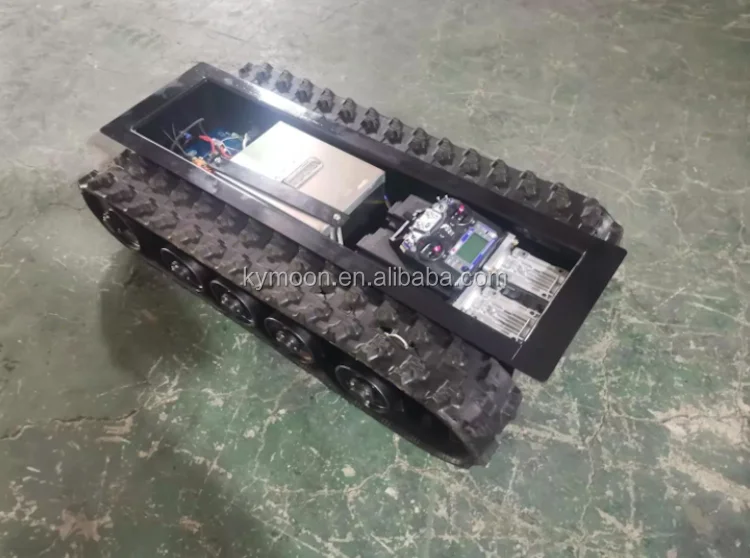 Robot Rubber Tracked Small Machine Max Load 300kgs Tracked Robot ...