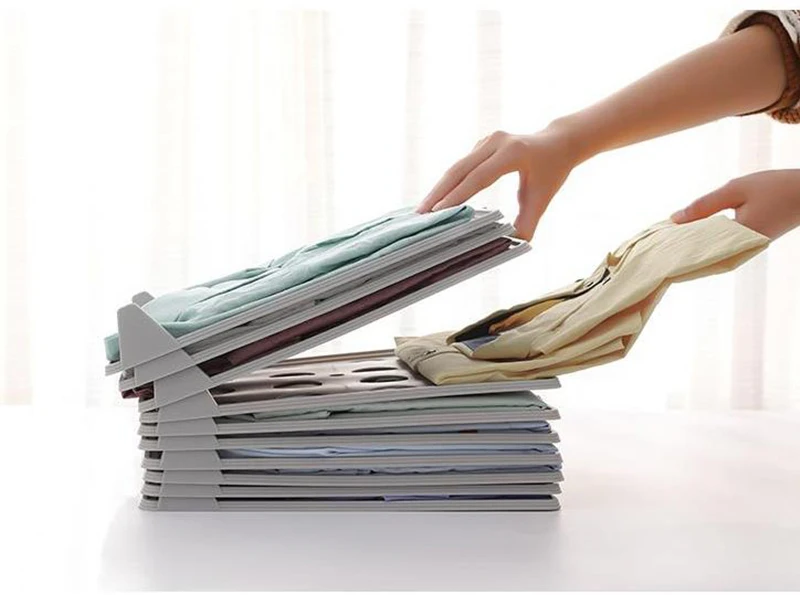 Folded Shirt Clothes Storage Clothing Organization System Clothes ...